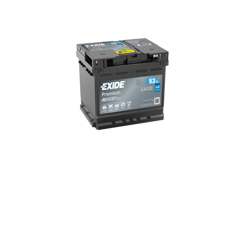 Koop Exide Premium accu | EA530 | 12V 53Ah bij AccuTotaal.com